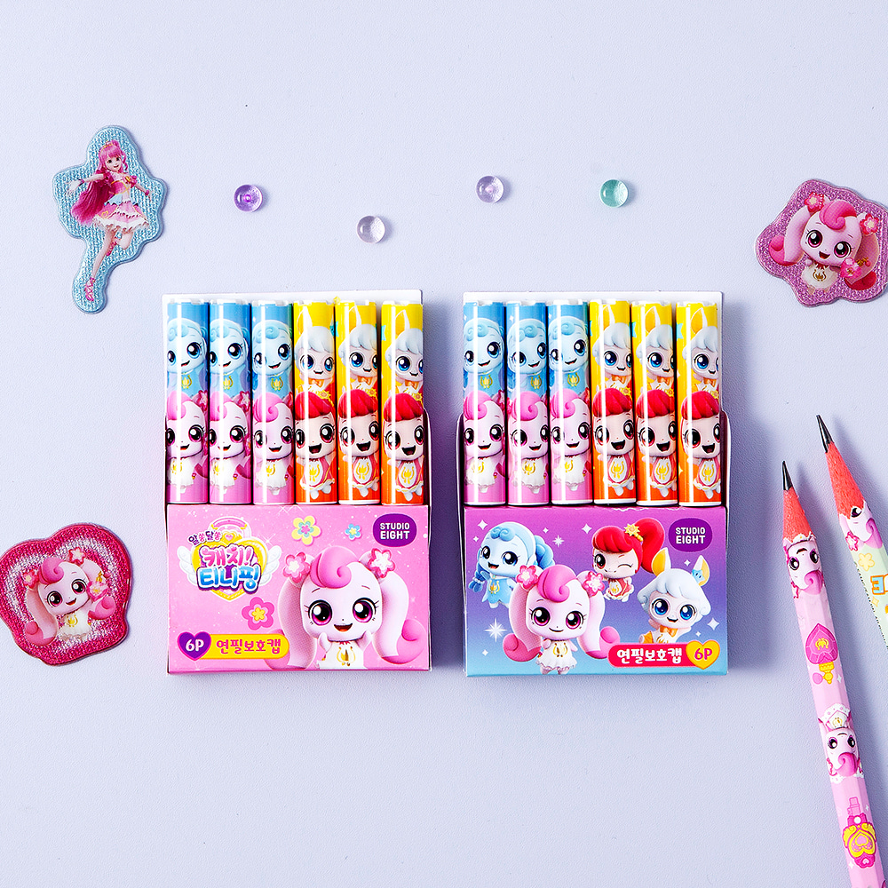 POOM | 알쏭달쏭 캐치티니핑3탄 연필보호캡(6P)