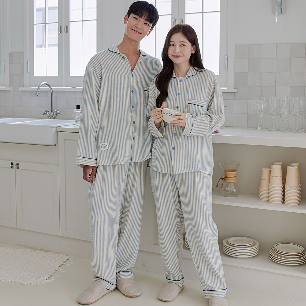 POOM | 여성홈웨어 체크잠옷 여자생일선물 편한옷 실내복