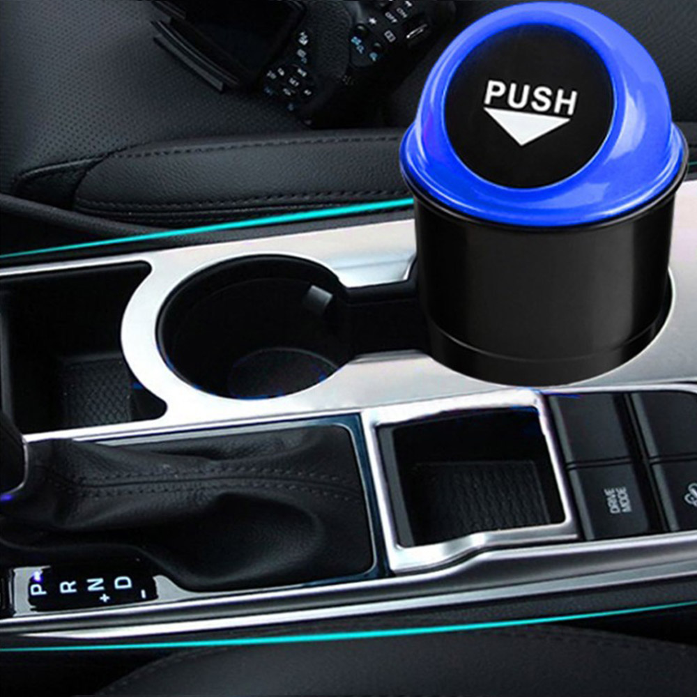 POOM | 에코벨 PUSH 차량용 컵홀더 휴지통/쓰레기통 포켓용품