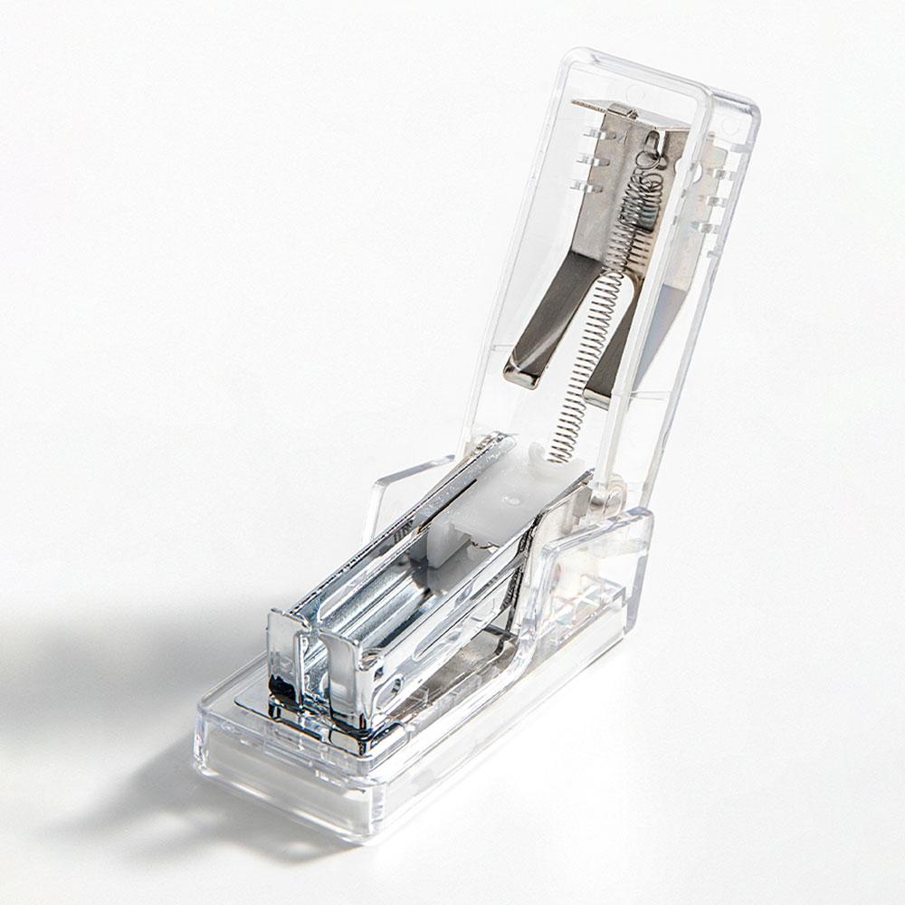 POOM | 델리 누사인 투명 미니 스테이플러 33호침 심포함세트