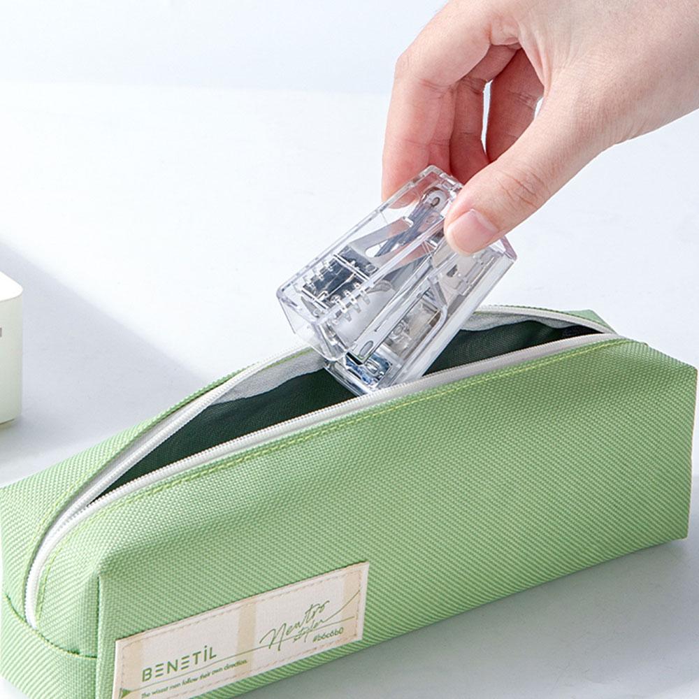 POOM | 델리 누사인 투명 미니 스테이플러 33호침 심포함세트