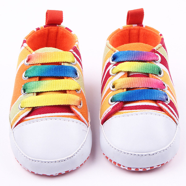 POOM | 레인보우 스니커즈 보행기화(115-130mm) 202821