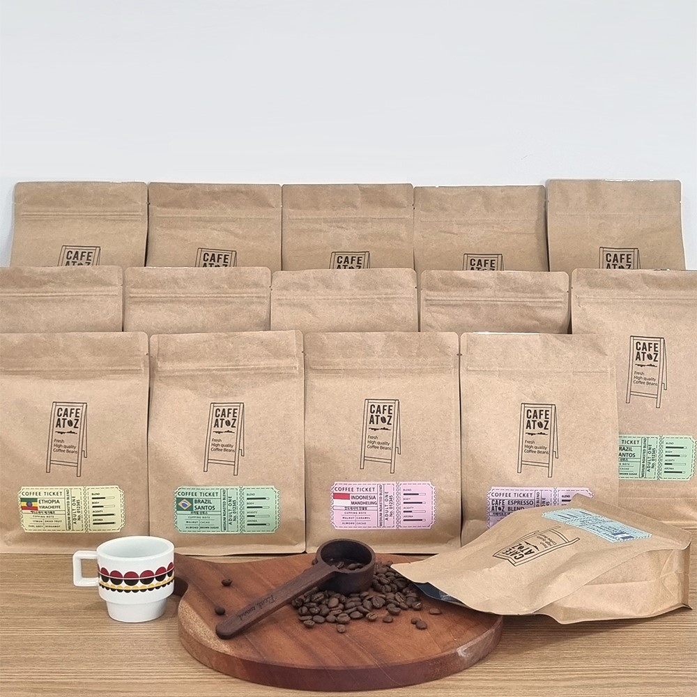 POOM | 브라질 산토스 200g 갓볶은원두 분쇄원두