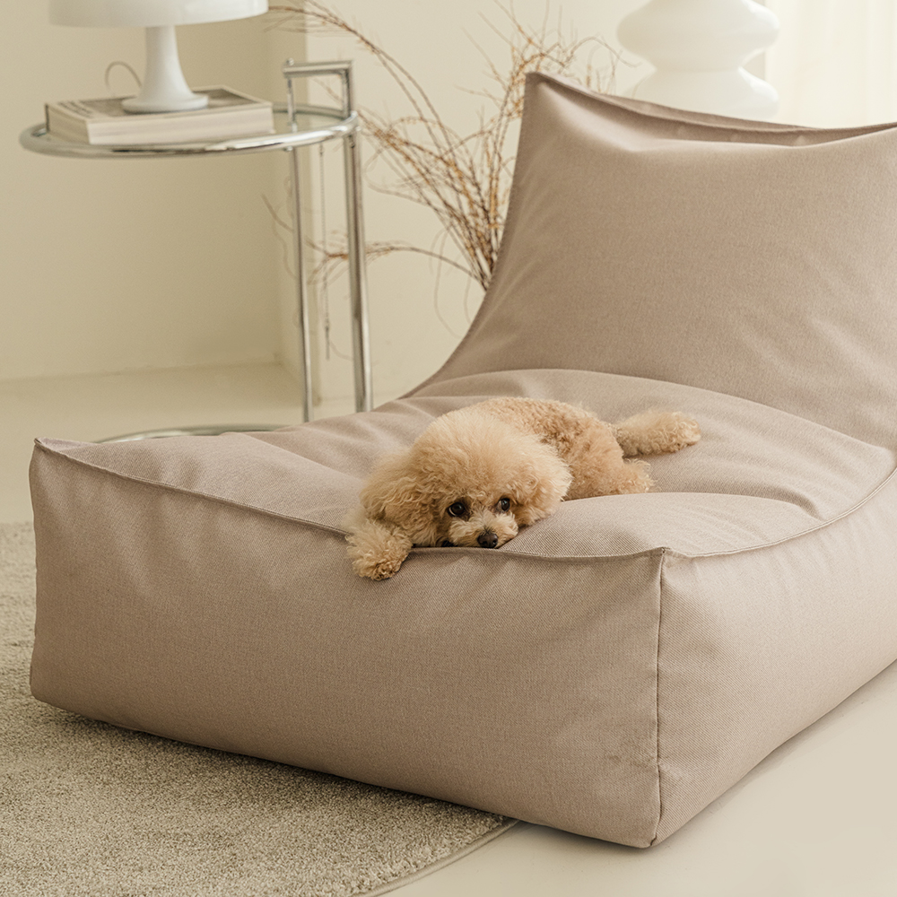 POOM | 호키 기능성 실리콘 패브릭 빈백 소파