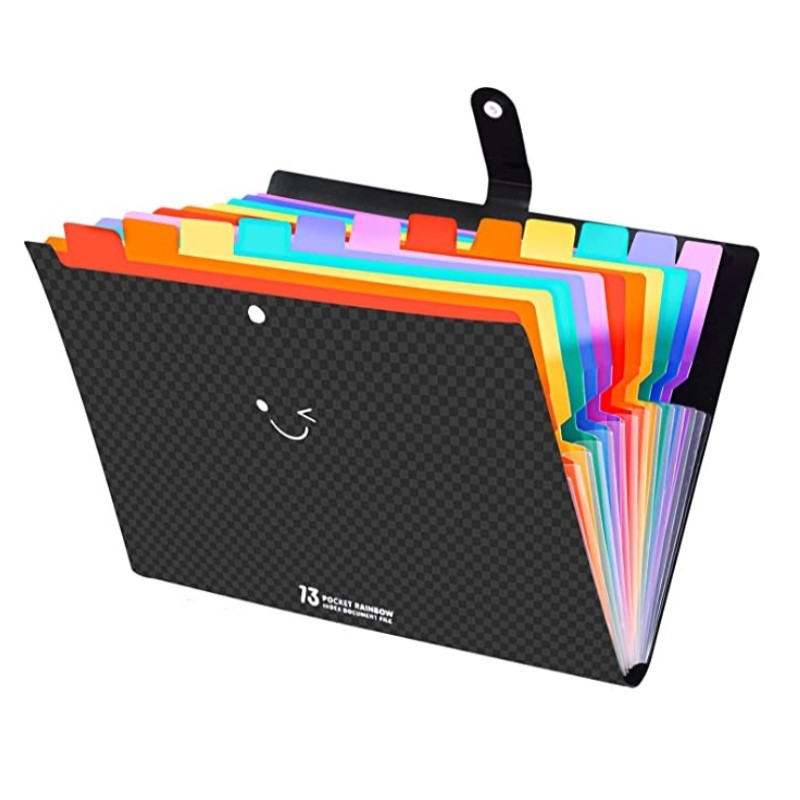 POOM | 13포켓 아코디언 도큐먼트 휴대용 파일