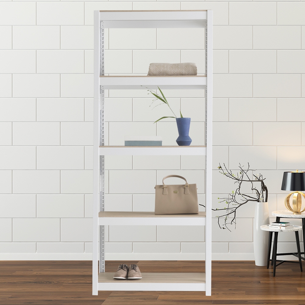 POOM | 홈던트하우스 조립식 철제 선반5단 1000 x 400 x 1950