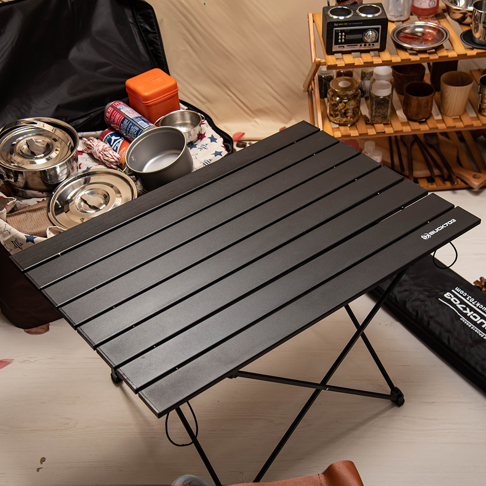 POOM | BUCK703 캠핑 알루미늄 폴딩테이블 5-6인용