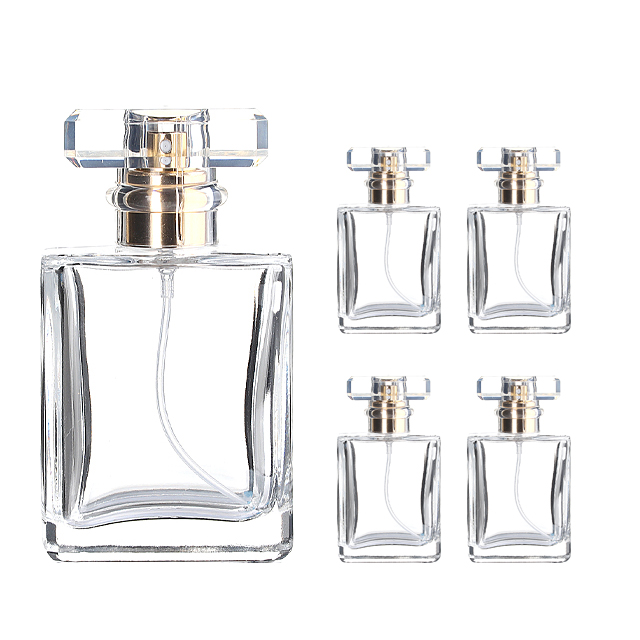 POOM | 카타니아 골드 투명캡 50ml 5개 향수 공병 용기