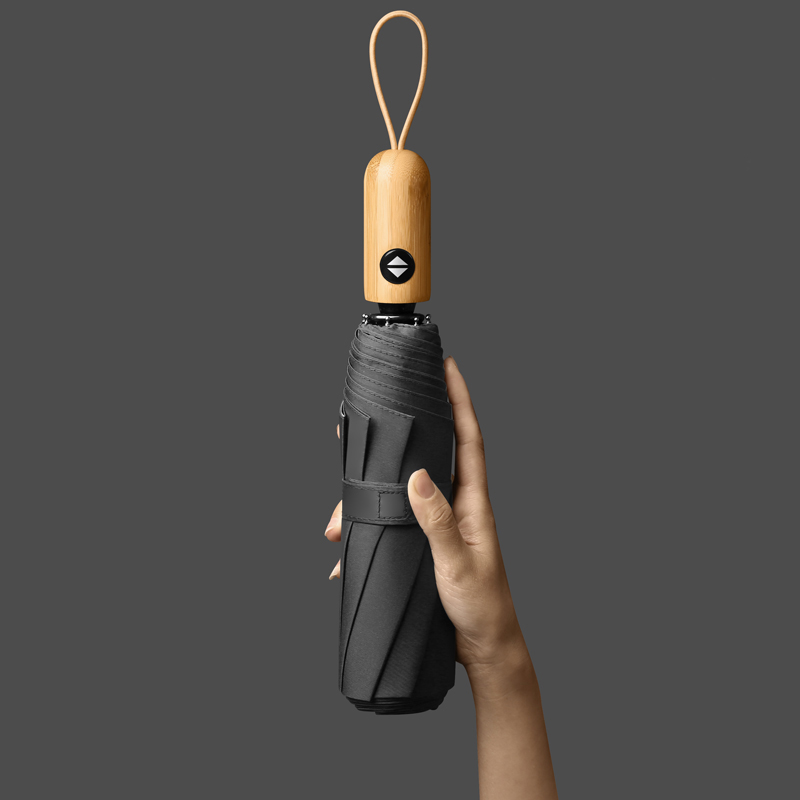 POOM | UV WOOD 8K 3단 자동 양우산(UPF50+)