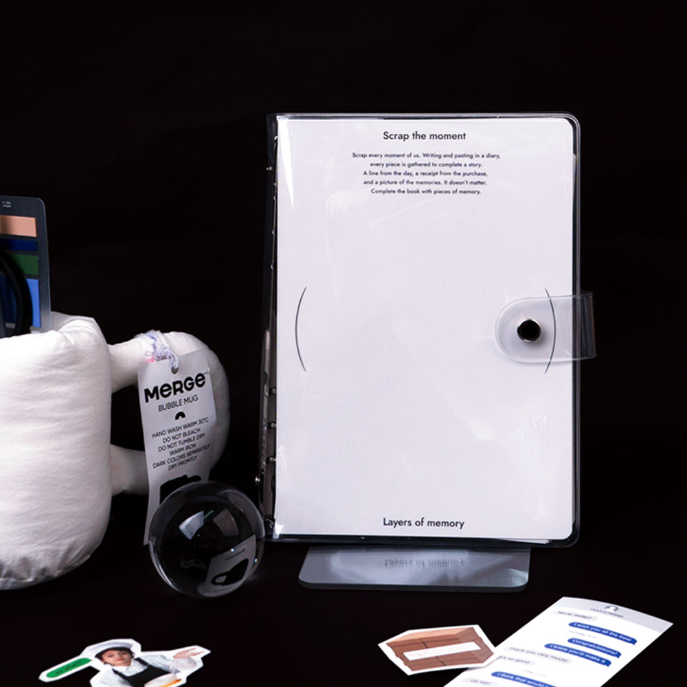 POOM | 루카랩 스크랩 더 모먼트 A5 6공 만년 다이어리 팩