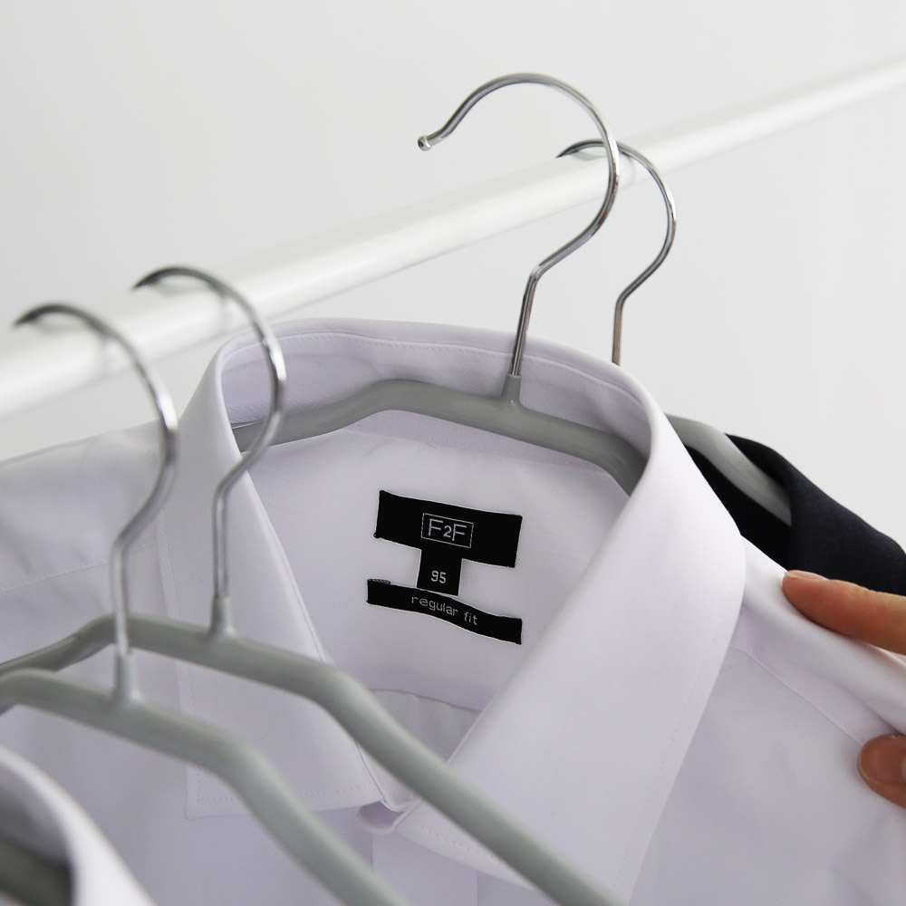 POOM | 논슬립 코팅 상의 걸이 10P