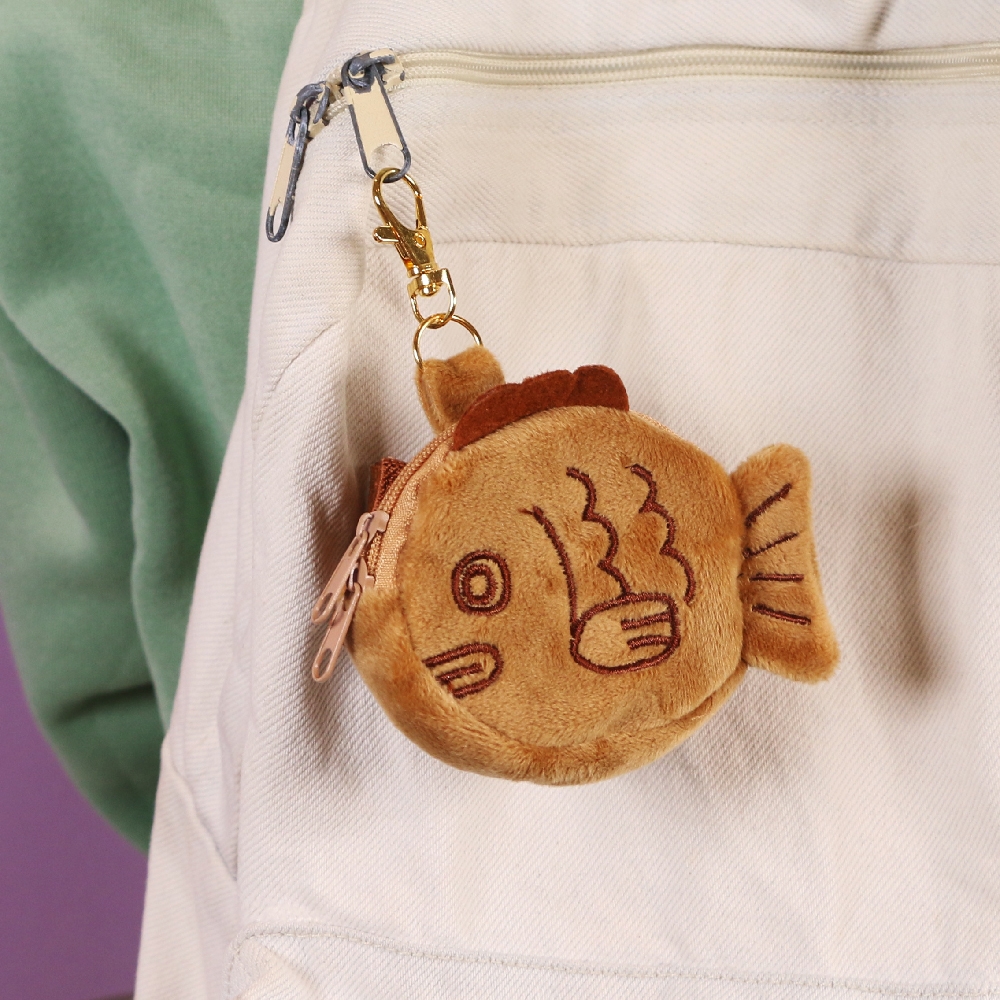 POOM | 갓샵 붕어빵 동전지갑 키링 동전 파우치 가방고리