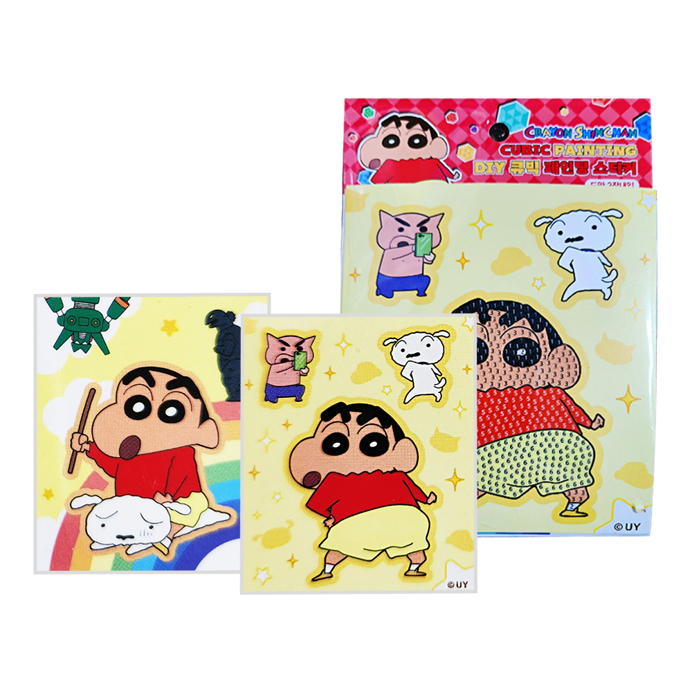 POOM | DIY 보석십자수 스티커 짱구 12x14