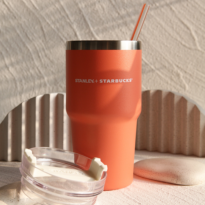 POOM | 스타벅스 SS 스탠리 코랄 캔처 텀블러 591ml