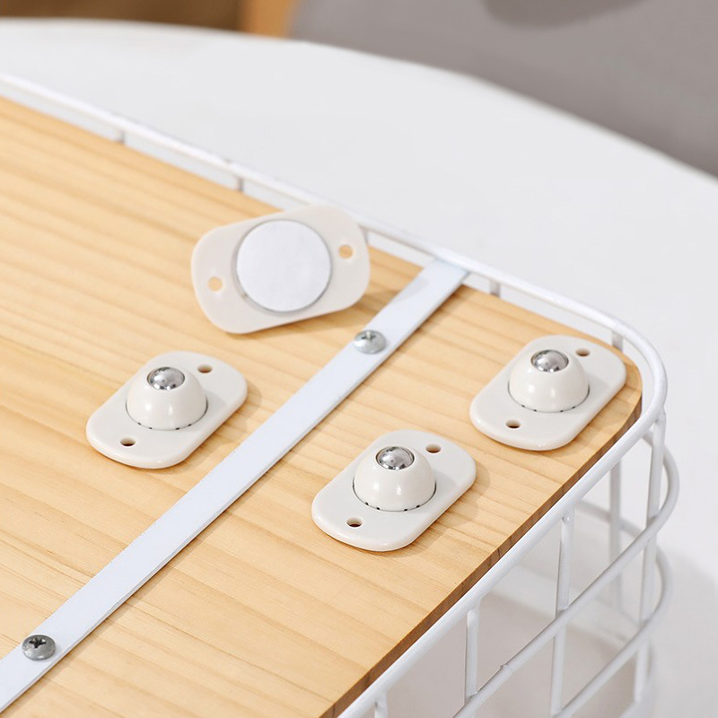 POOM | 접착식 미니바퀴 이동식 보조 휠 4P