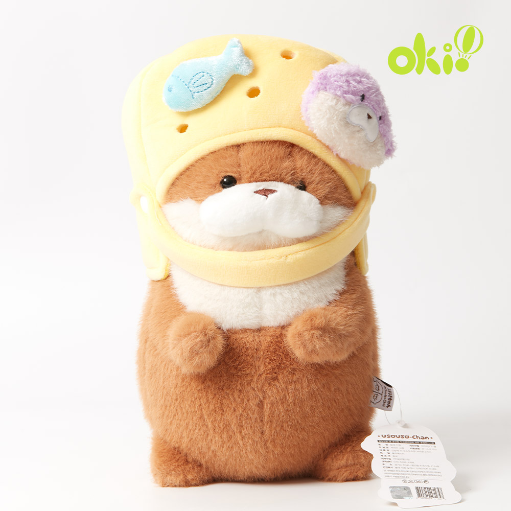 POOM | 오키오 신발에낀 우소우소짱 인형 브라운 27CM
