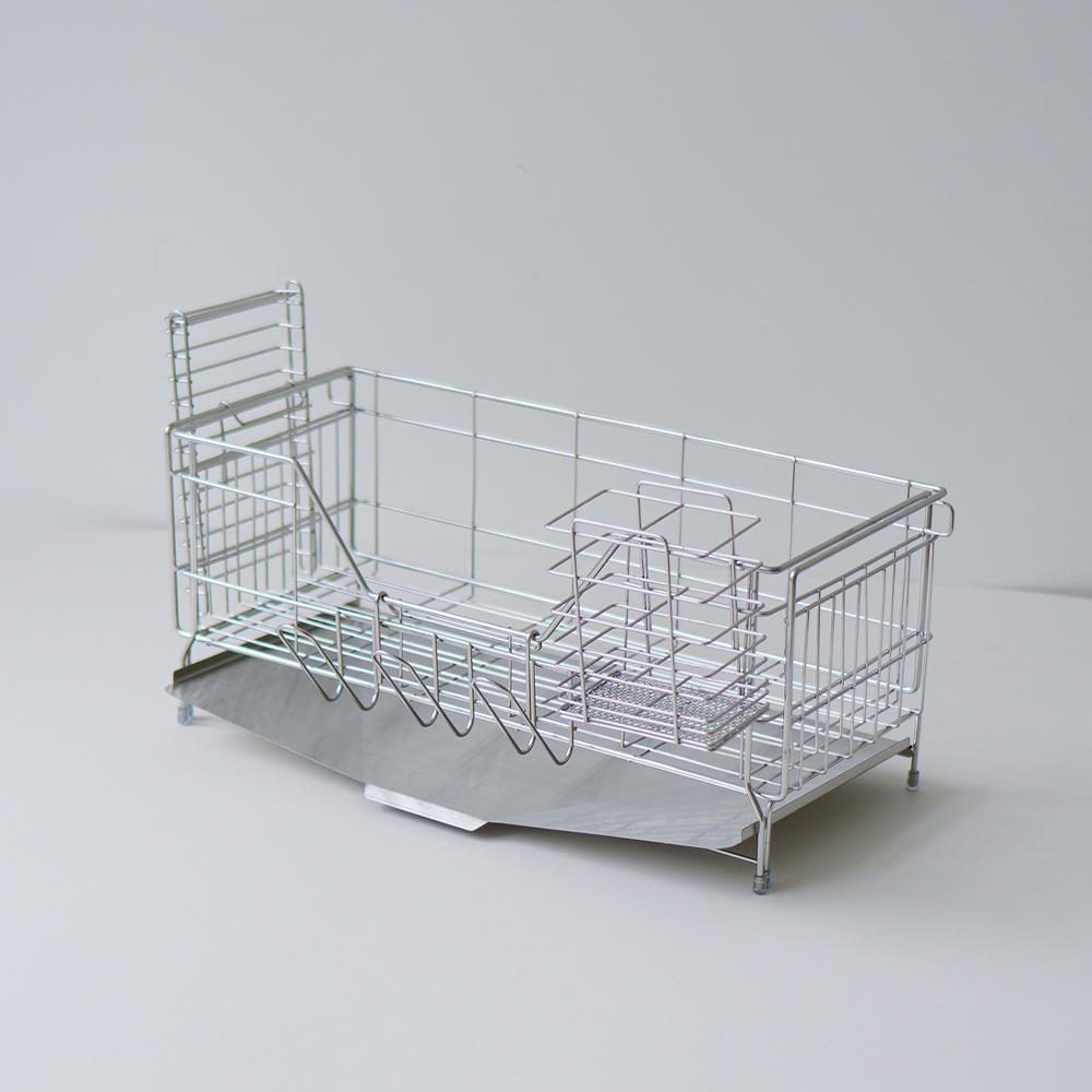 POOM | 스텐 304 길이조절 식기건조대 1단