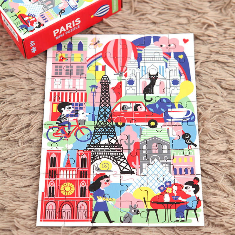 POOM | [공간27] 파리 48피스 미니퍼즐