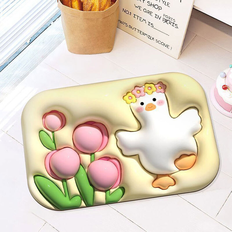 POOM | 3D 발매트 욕실 화장실 규조토 세탁 가능