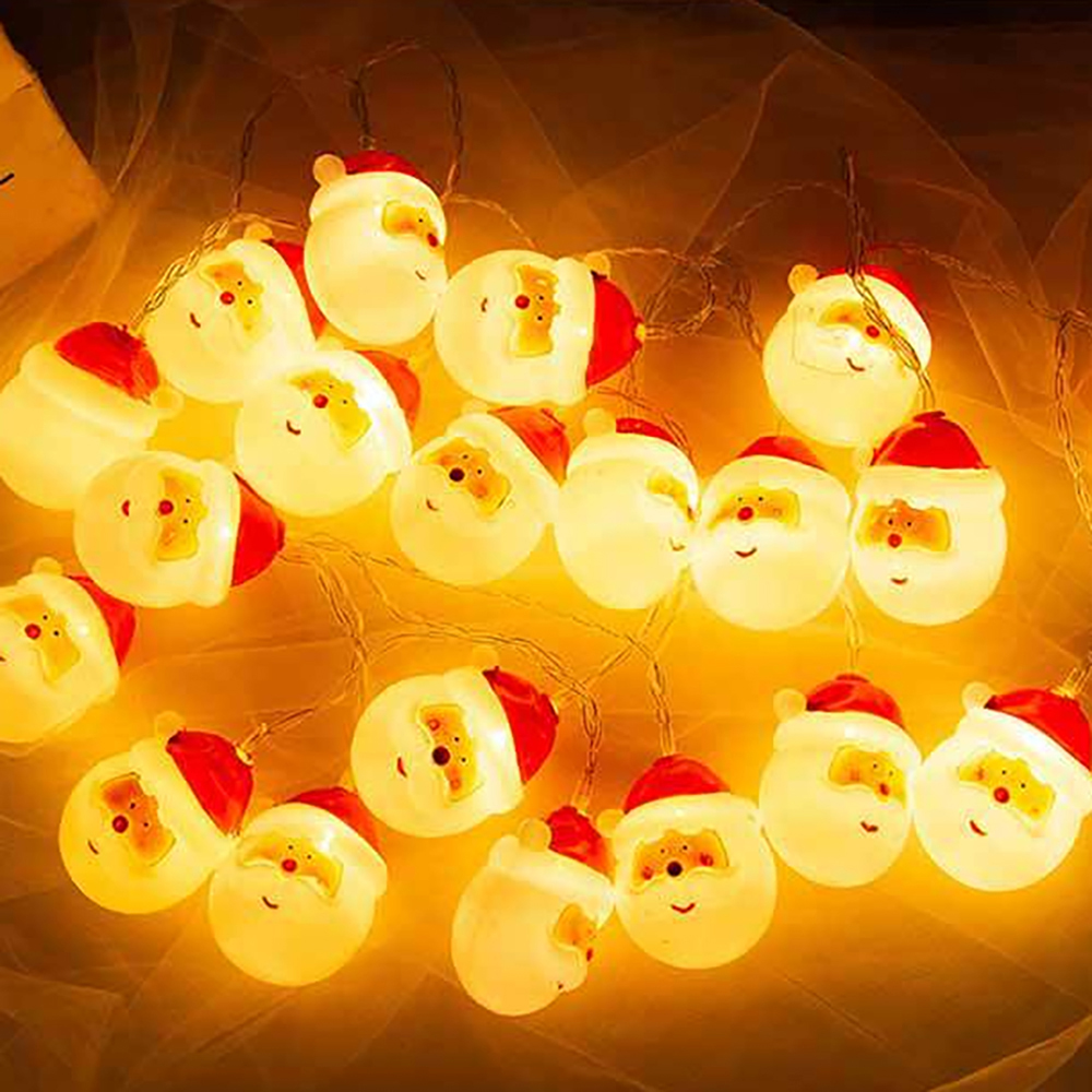 POOM | 40구 LED 산타 가랜드 전구(웜색/6M)