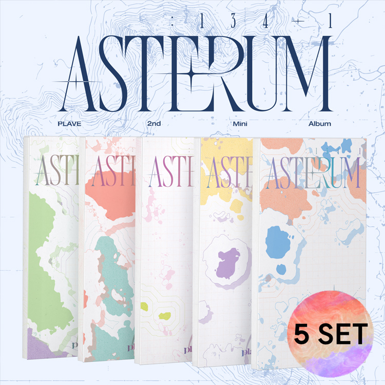 POOM | [5 SET] 플레이브 - PLAVE 2nd Mini Album ASTERUM:134-1 [미니 CD]