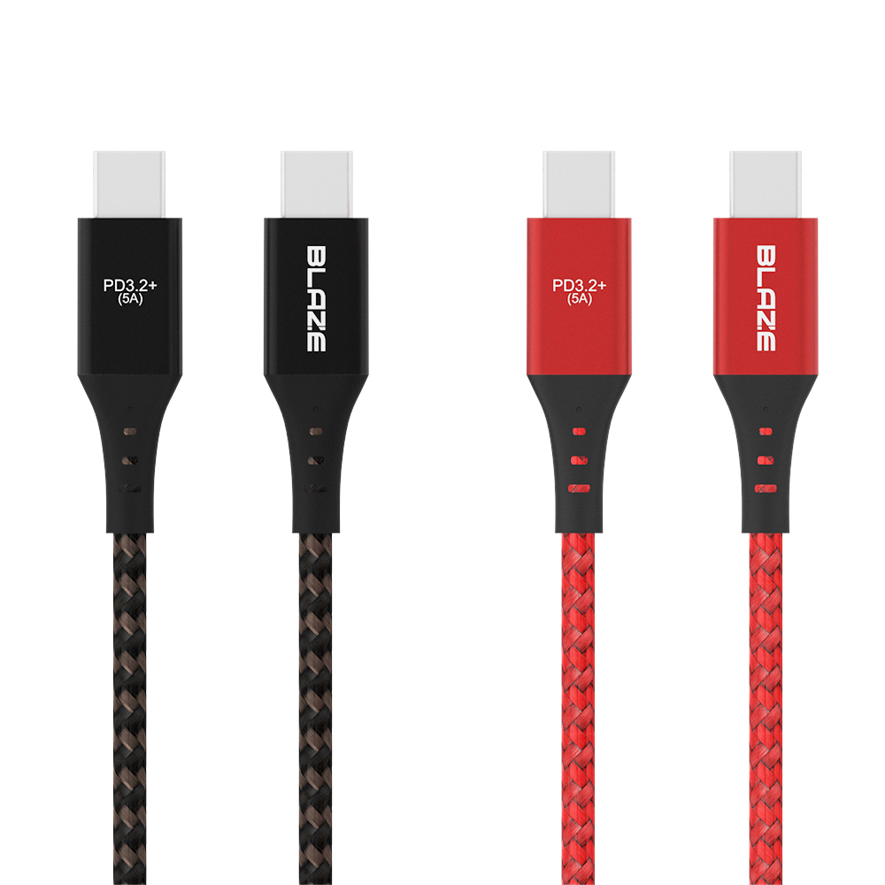 POOM | 블레이즈 C to C 케이블 USB3.2 GEN2X2 20Gb 100W 4K PD3.2 1m