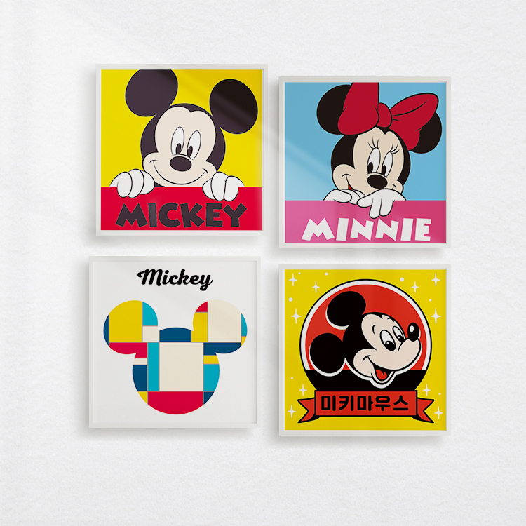 POOM | 디즈니 DIY 미키마우스 그리기(25x25) 아이러브페인팅