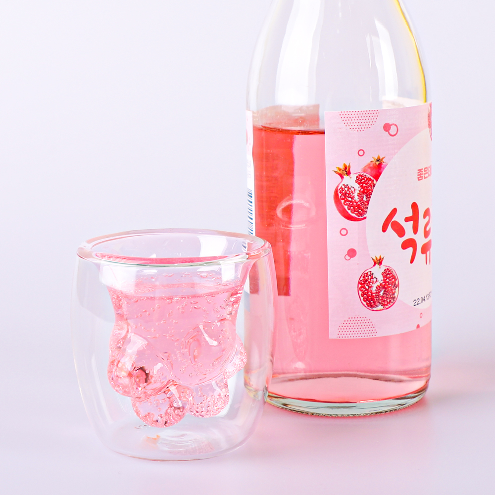 POOM | 감성 소주잔 2P 세트 특이한 예쁜 술잔 집들이 선물