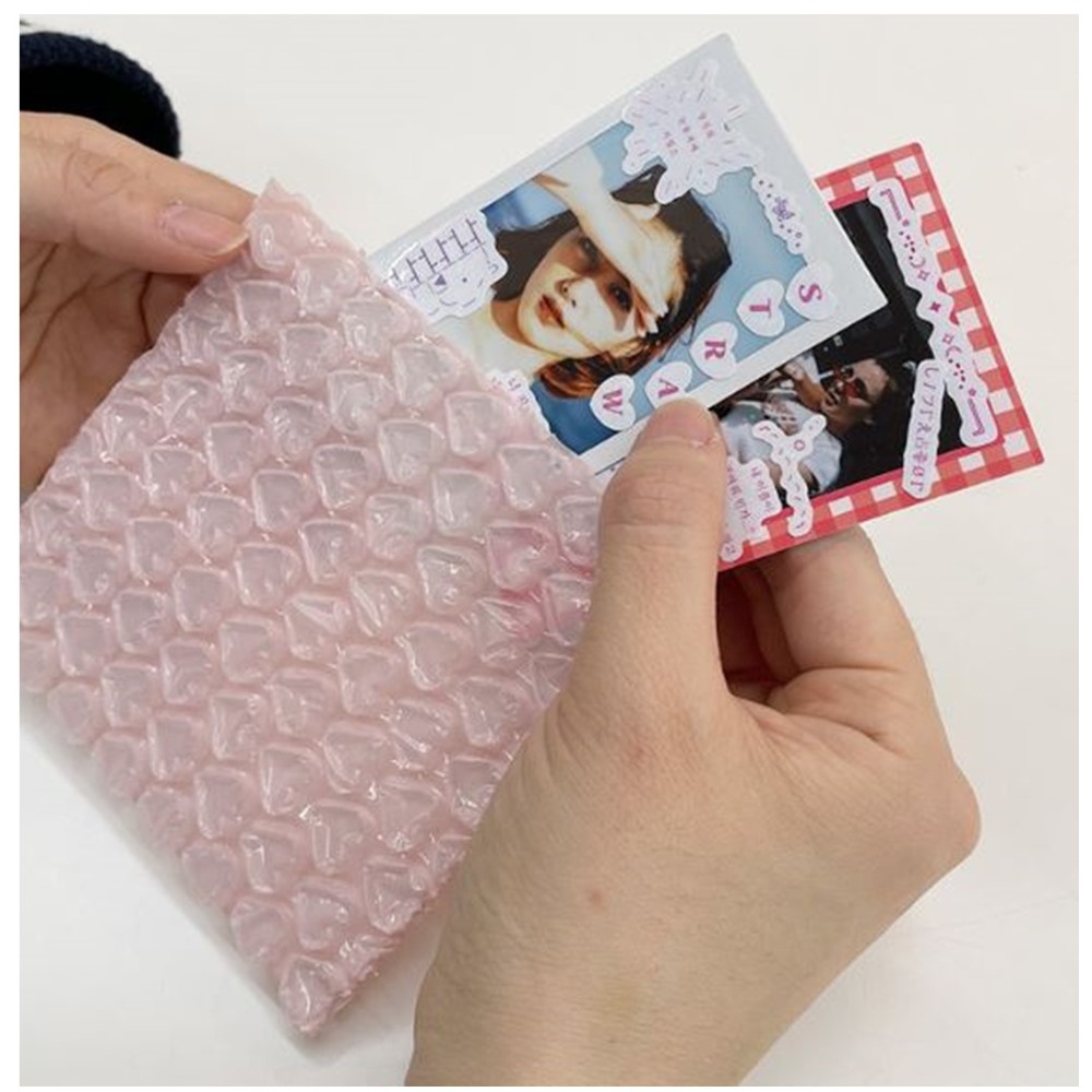 POOM | 미니 하트 포카 포장 뽁뽁이 에어캡 7color 2size