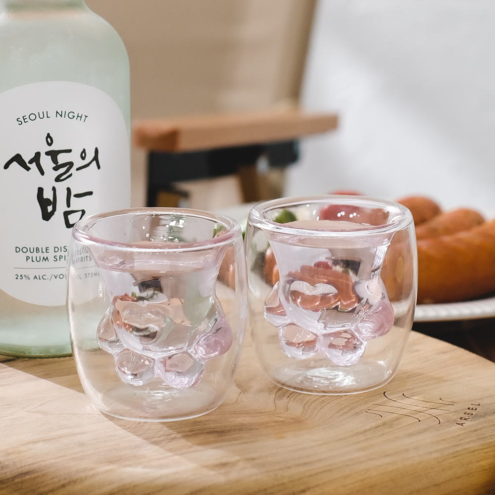 POOM | 감성 소주잔 2P 세트 특이한 예쁜 술잔 집들이 선물