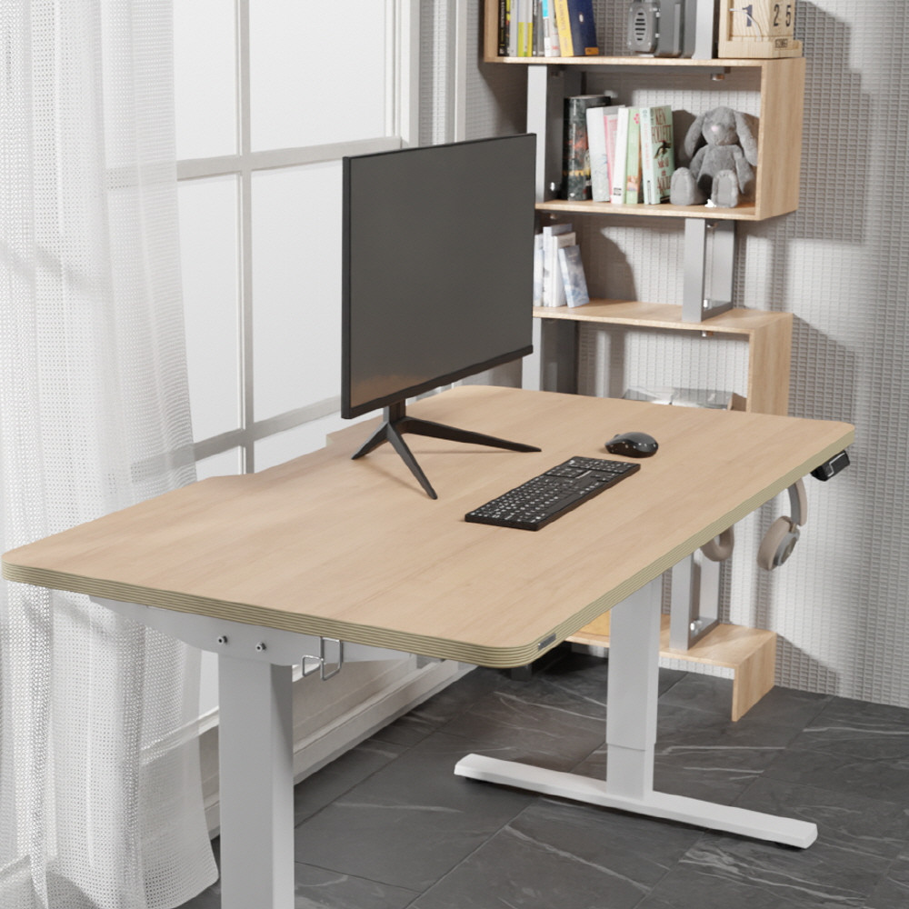 POOM | 핏쳐 E1 PLUS 전동식 모션 데스크 커스터마이징 1200