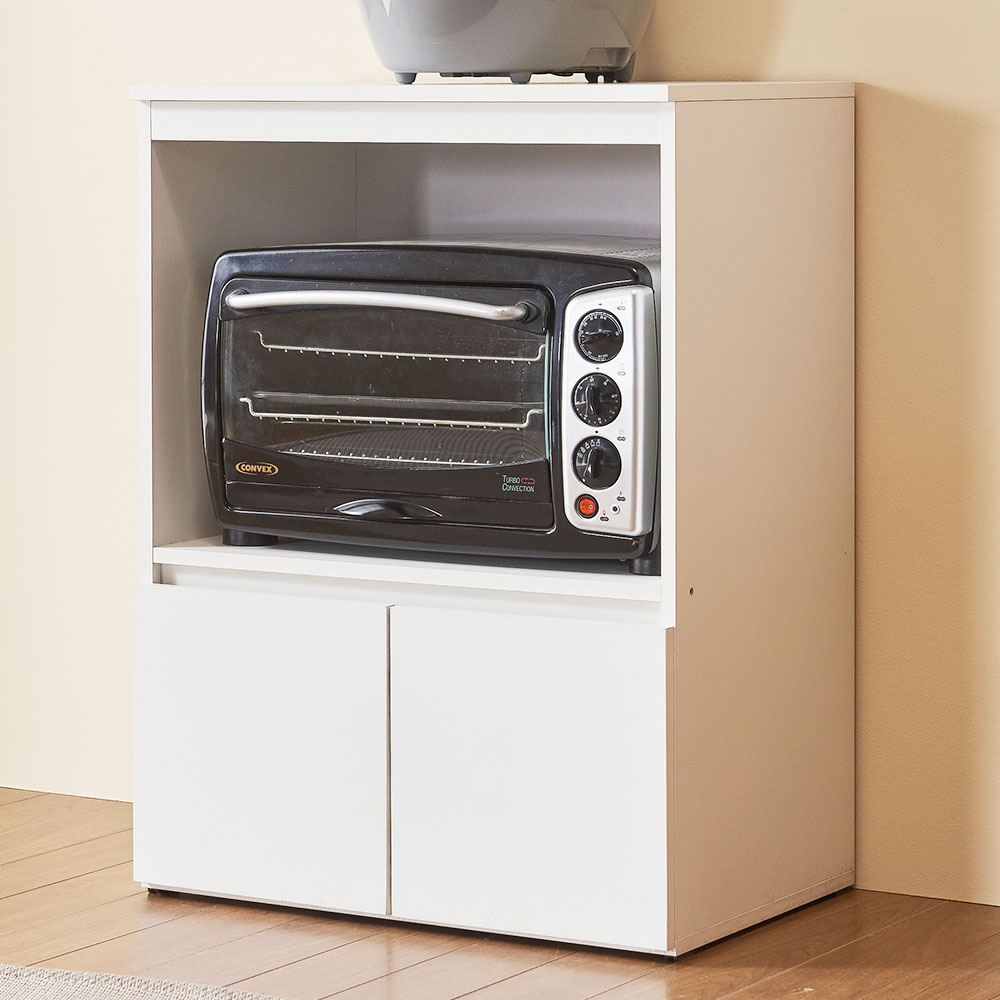 POOM | 치즈 렌지대 밥통 다이 에어프라이어 밥솥 수납장