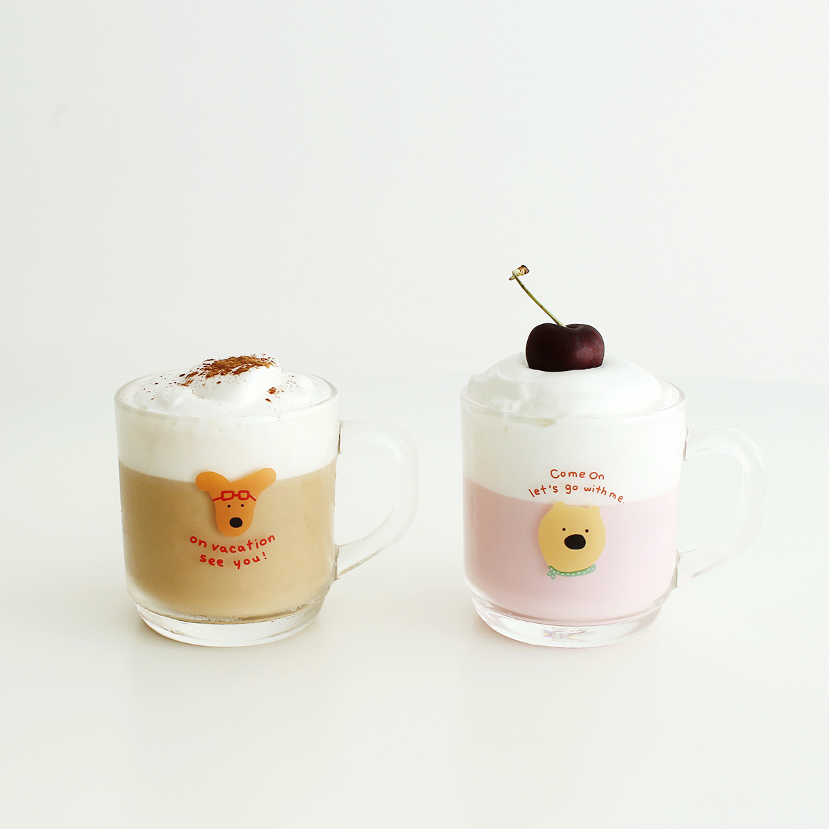 POOM | 버케이션 손잡이 글라스 택 1P (2type)