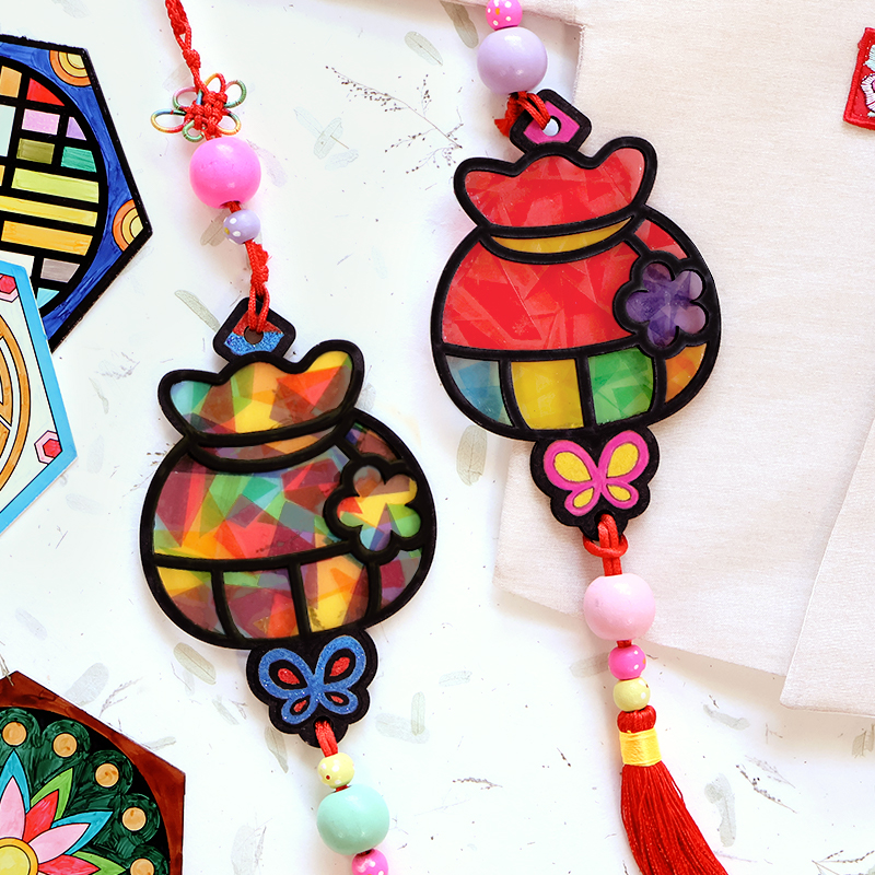 POOM | 복주머니 썬캐쳐 노리개 5set