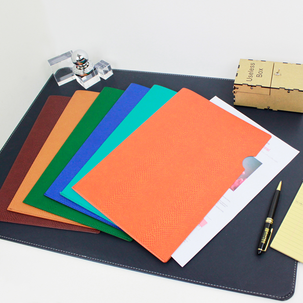 POOM | A4 가죽 L홀더