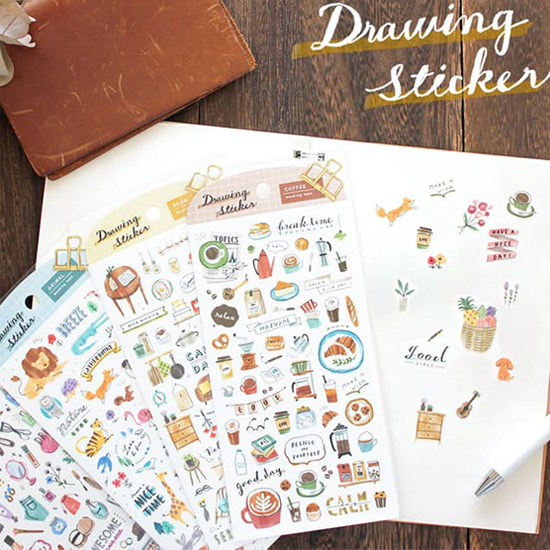 POOM | 마인드웨이브 Drawing 스티커