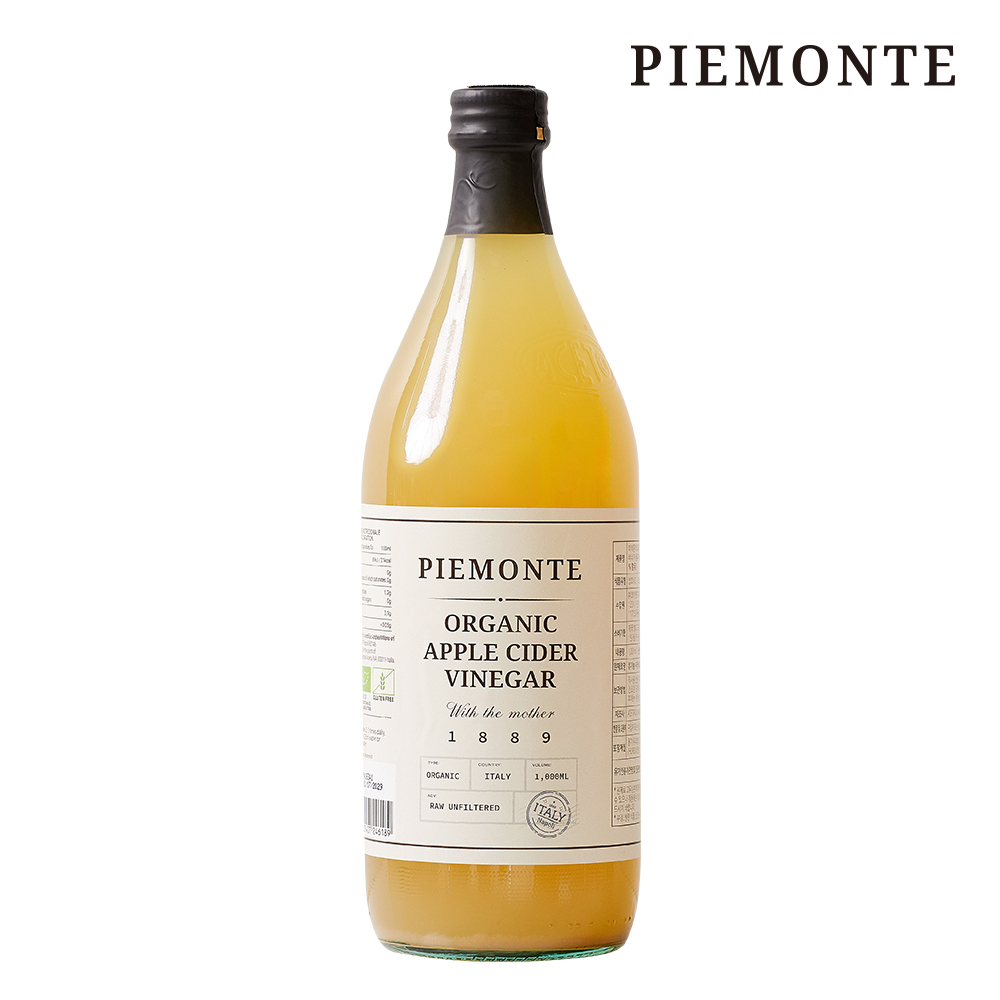 POOM | 피에몬테 이탈리아 유기농 사과식초 1L 애사비