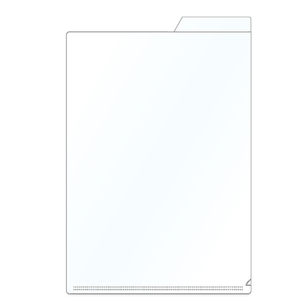 POOM | A4 상단 인덱스 파일 PP 투명 엘홀더 10매