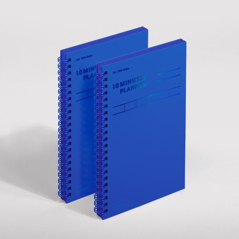 POOM | 텐미닛 플래너 100DAYS 스페셜 - 원더블루 2EA