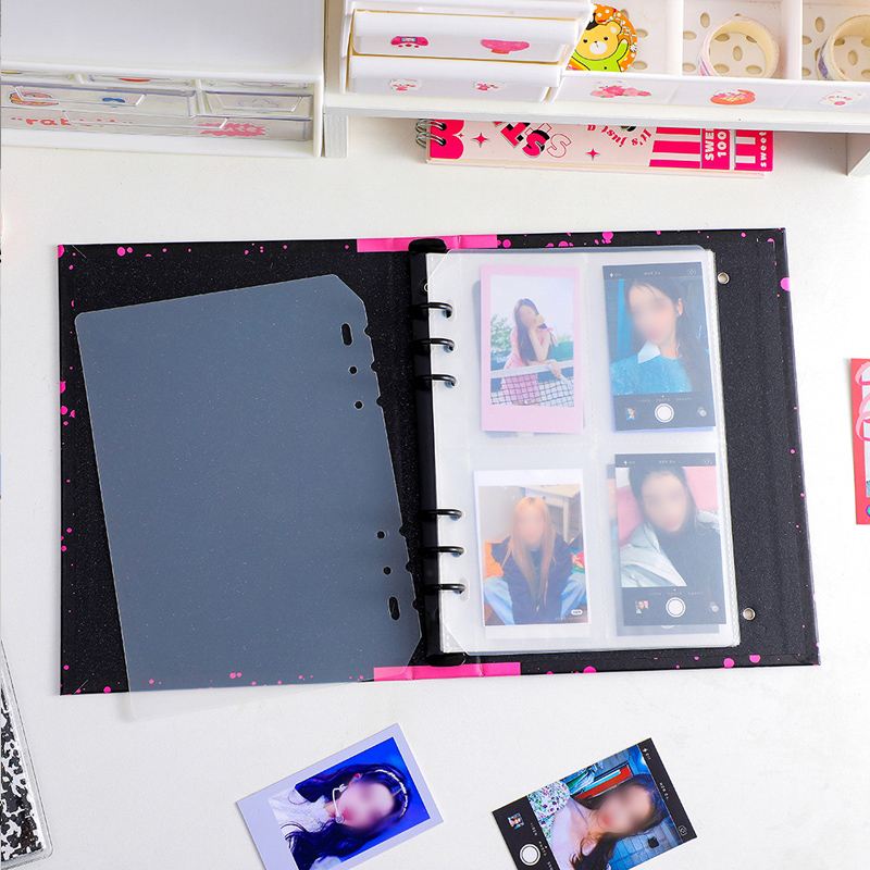 POOM | A5 6공 포카 앨범 속지 투명 바인더 스티커 앨범 제작