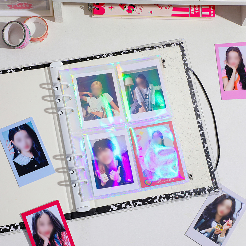 POOM | A5 6공 포카 앨범 속지 투명 바인더 스티커 앨범 제작