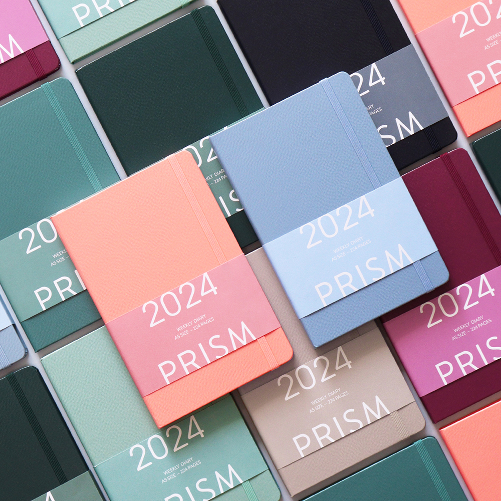 POOM | 2024 프리즘 A5 위클리 다이어리 (날짜형 25절 주간)