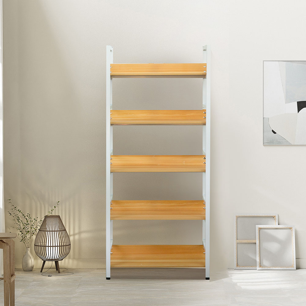 POOM | 리버책장 5단 700 철제 책꽂이 인테리어