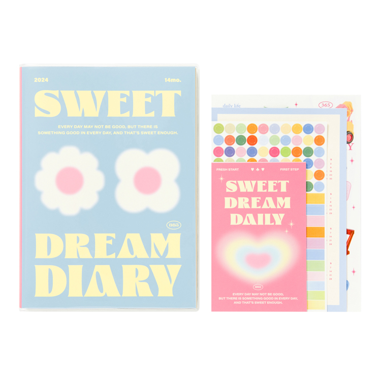 POOM | 2024 스윗드림 다이어리 블루 (04012619)