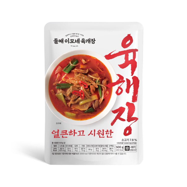 POOM | 둘째 이모네 육해장 육개장 해장국 500g 8팩