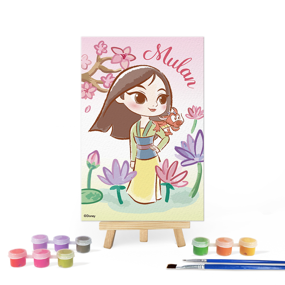 POOM | DIY미니이젤형 디즈니 그림그리기 10x15cm 뮬란