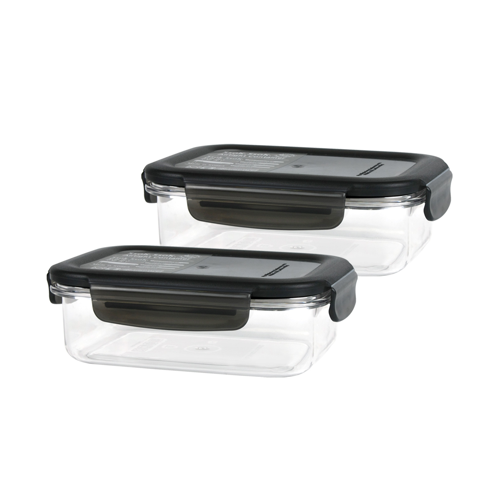 POOM | BPA FREE 쏙쏙 트라이탄 밀폐용기 400ml + 400ml