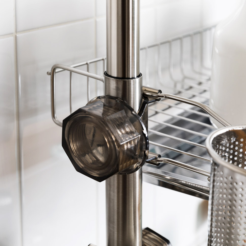 POOM | 기둥식 씽크선반 고정클램프세트 1P