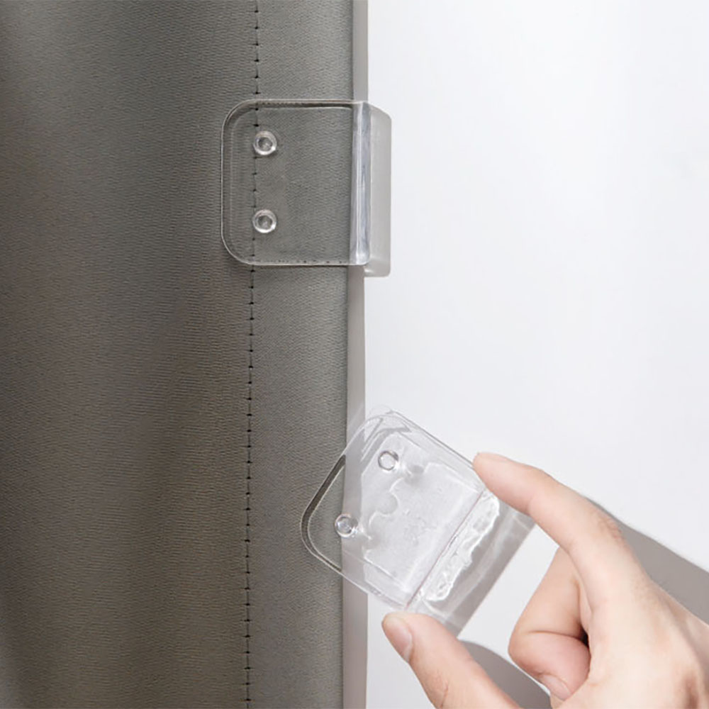 POOM | 샤워커튼 고정클립 2P