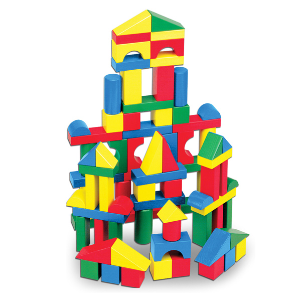 POOM | 100 나무 블럭세트